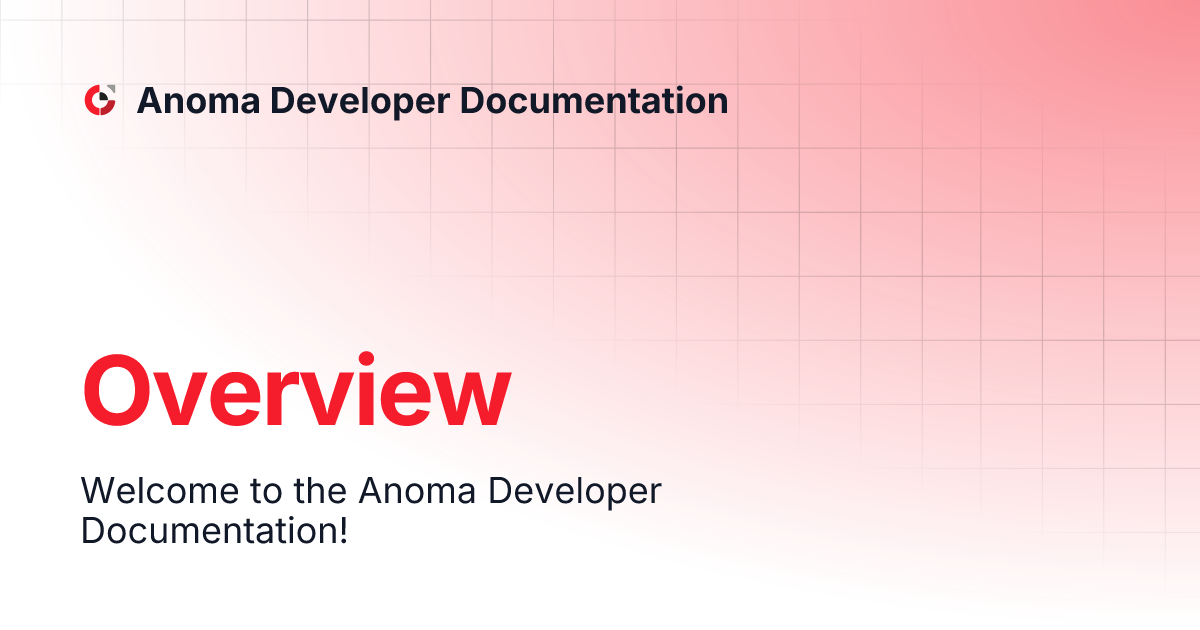 Overview | Anoma Developer Documentation Overview | Anoma Developer Documentation