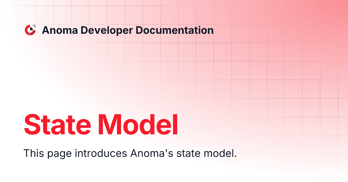 State Model | Anoma Developer Documentation